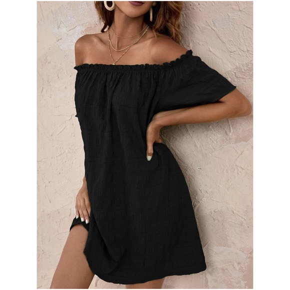 BellanBlue | Dresses | Off Shoulder Ruffle Mini Dress | Poshmark